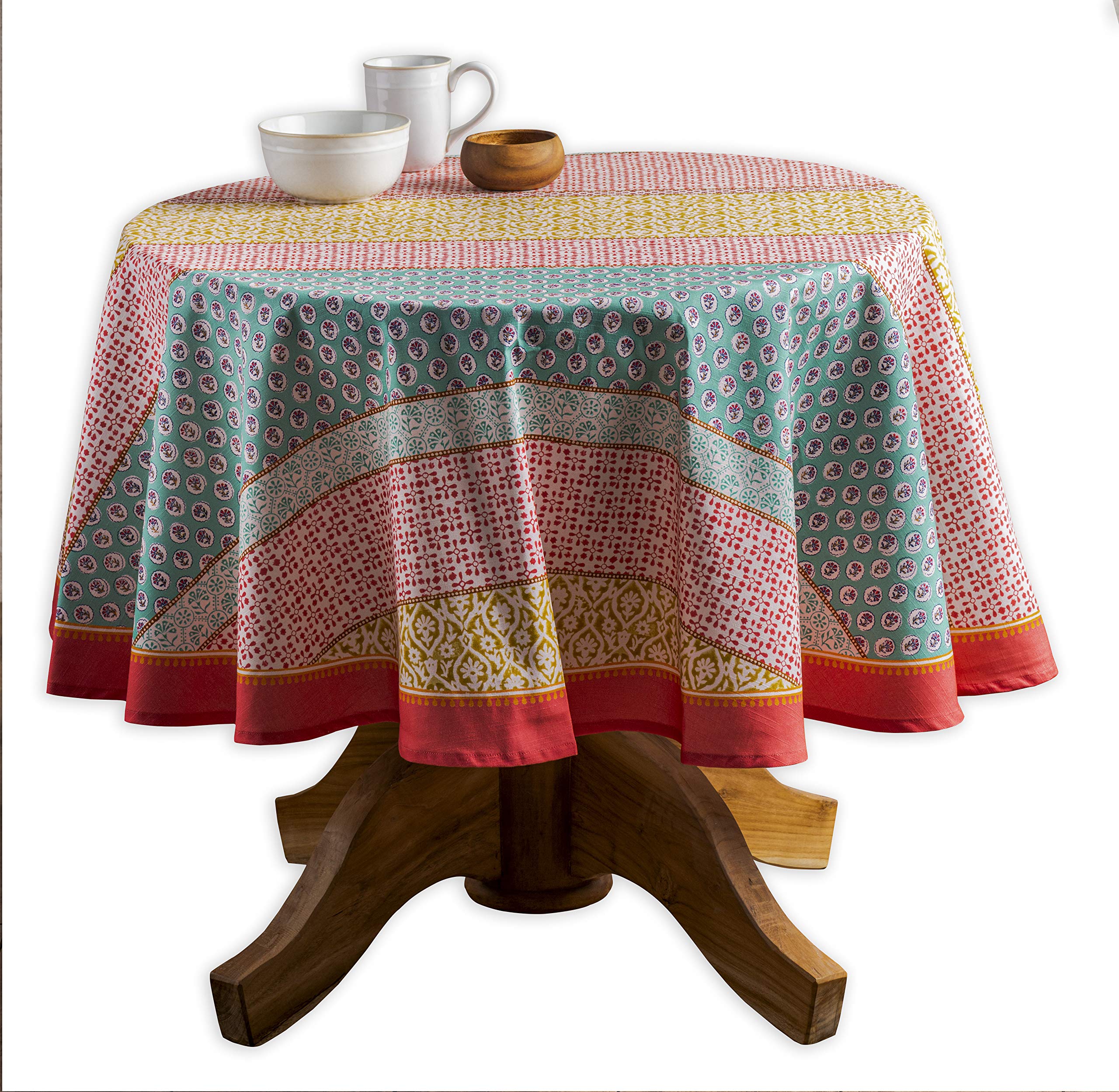 Amazon.com: Maison d' Hermine 100% Cotton Table Cover - 69" Diameter ...
