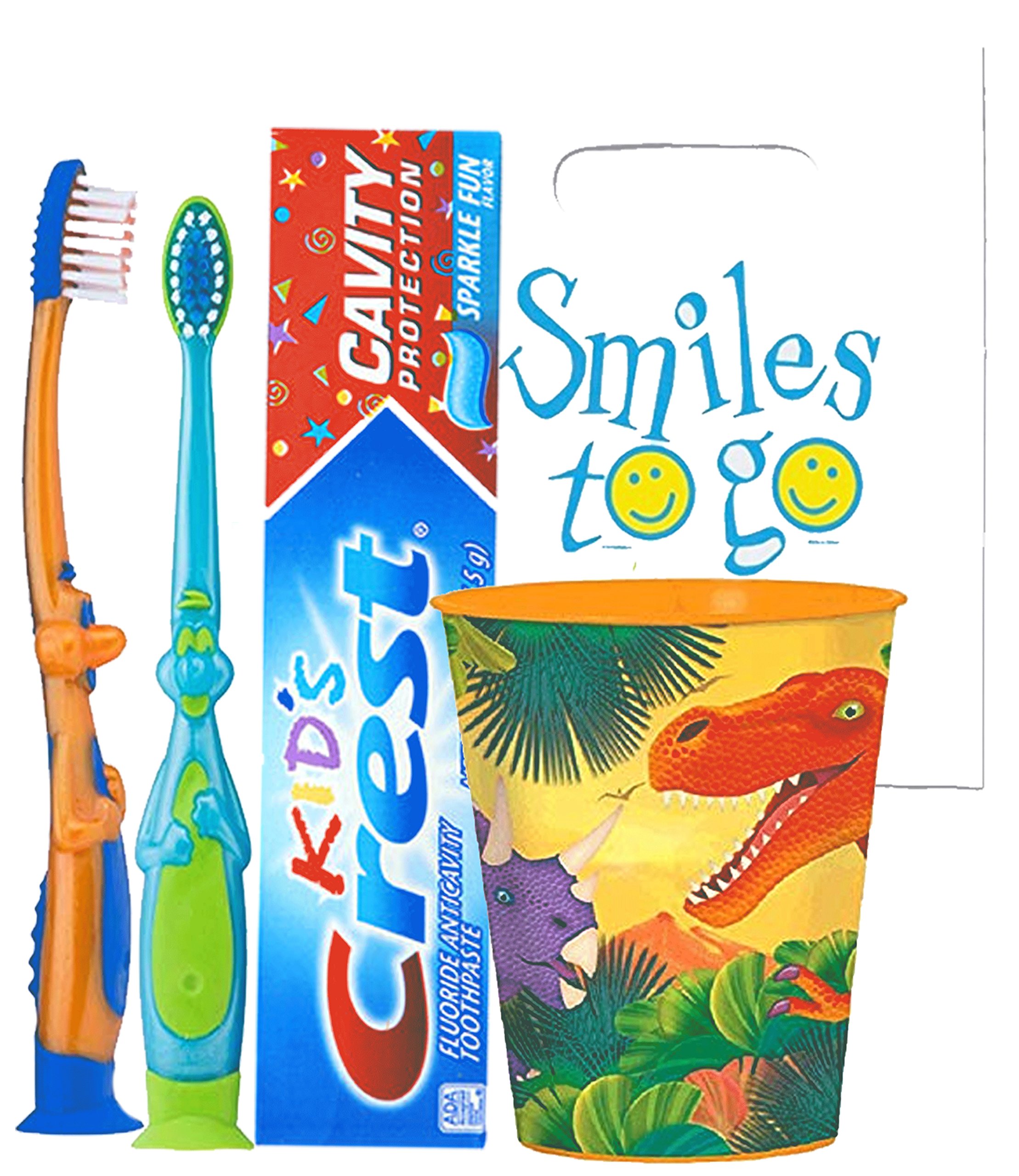 Amazon.com: Tyrannosaurus Rex 4pc Bright Smile Oral Hygiene Bundle! 3D ...