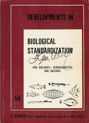 Amazon | Developments in Biological Standardization: Fish Biologics ...