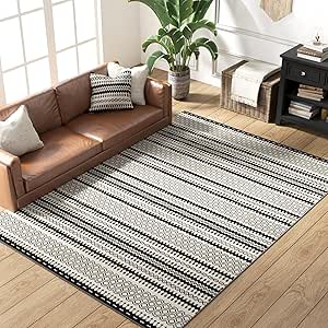 Amazon.com: jinchan Geometric Honeycomb 4x6 Area Rugs - Moroccan ...