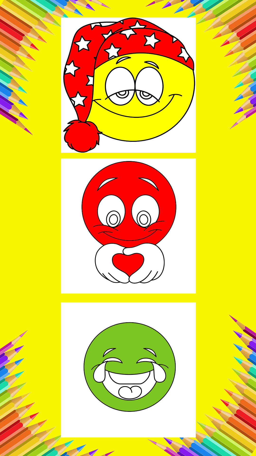 E mojjI coloring book game - App on Amazon Appstore