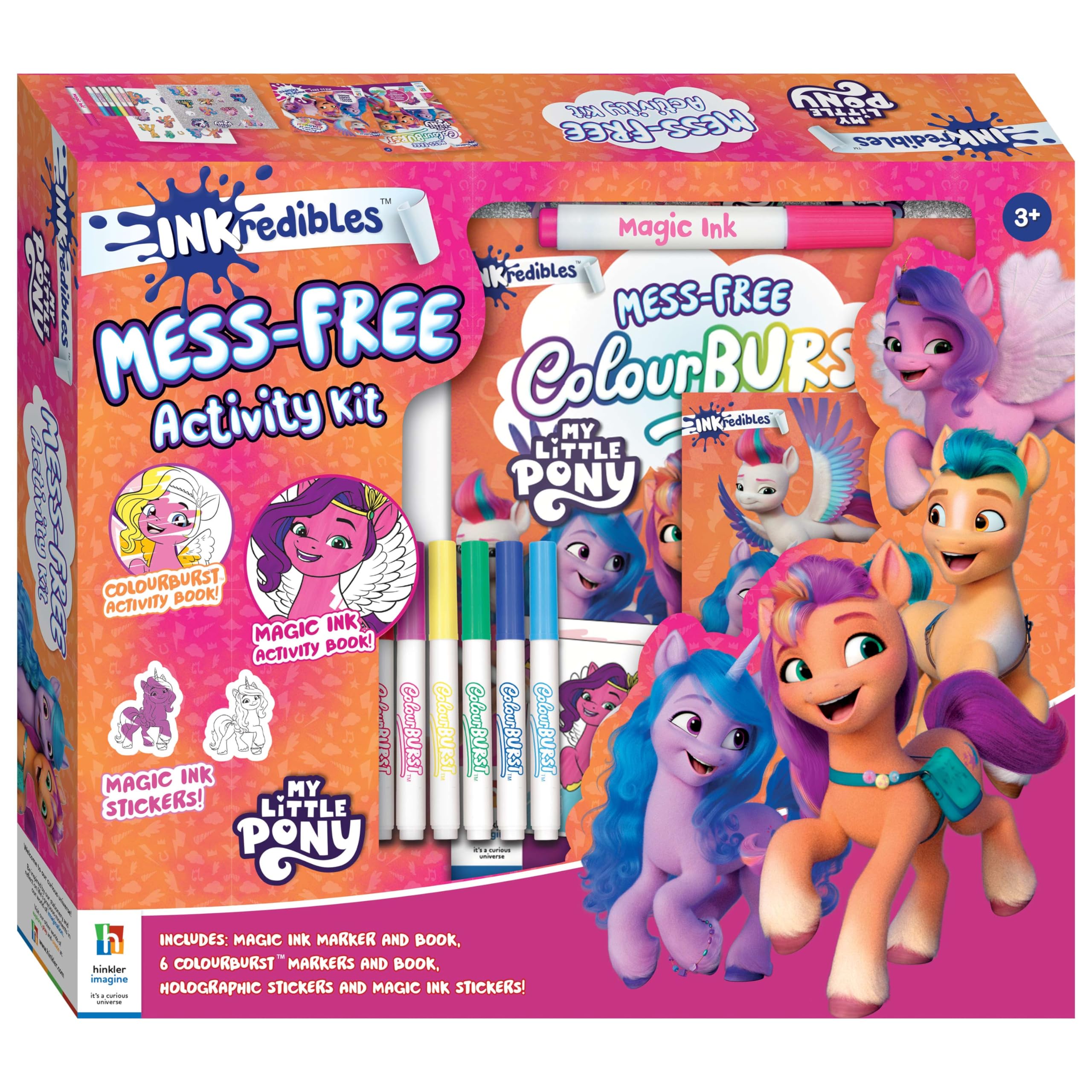 Inkredibles Activity Kit My Little Pony - 56 Pages of Colouring Fun ...