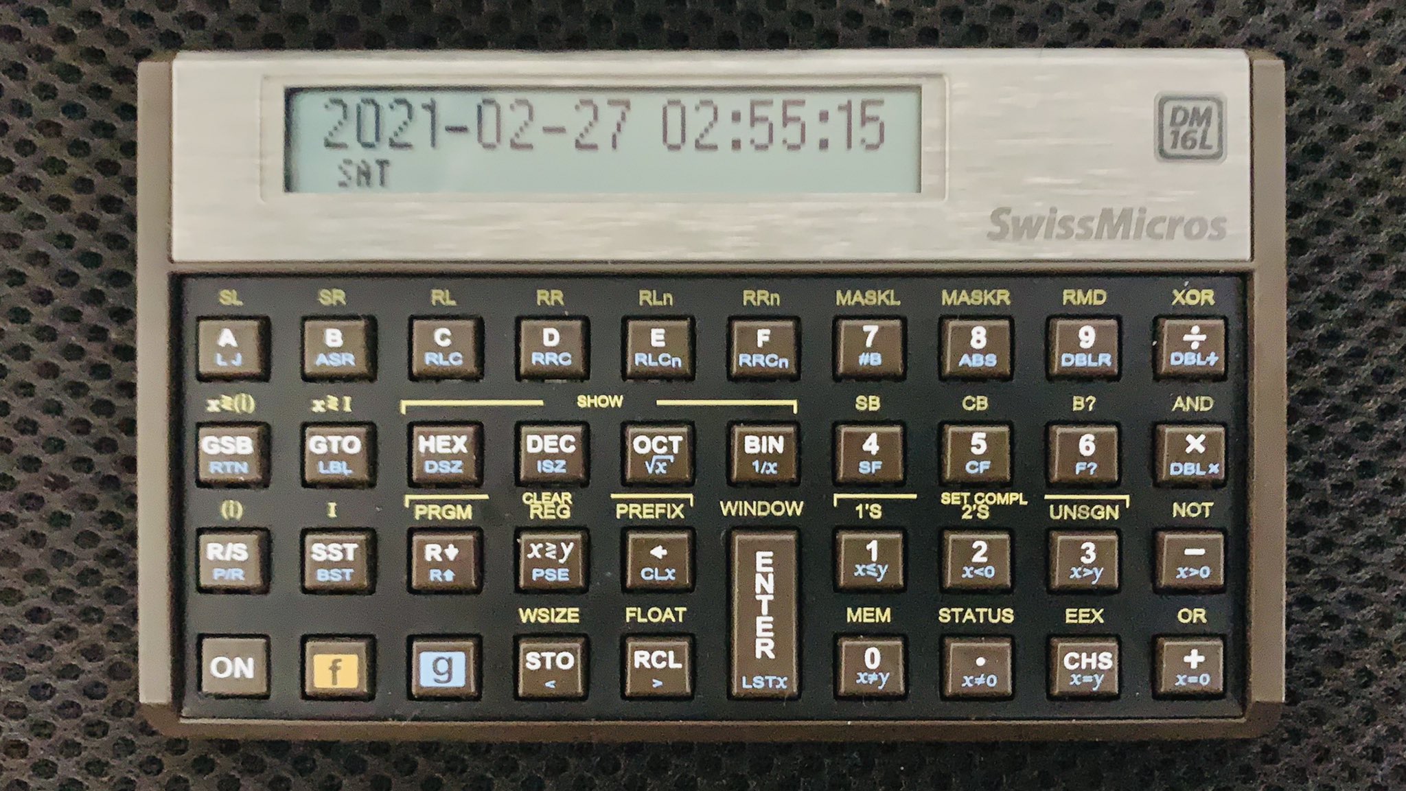 Amazon.co.jp: SwissMicros DM16L プログラマー用電卓 - 高度なRPN電卓、16進法、2進法、8進法の機能 ...