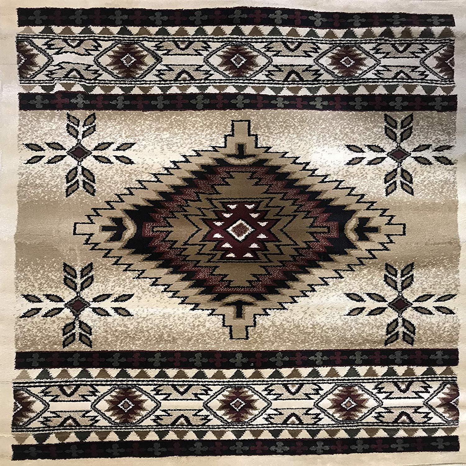 Amazon.com: Bellagio Southwest Square Native American Tribal 256,000 ...