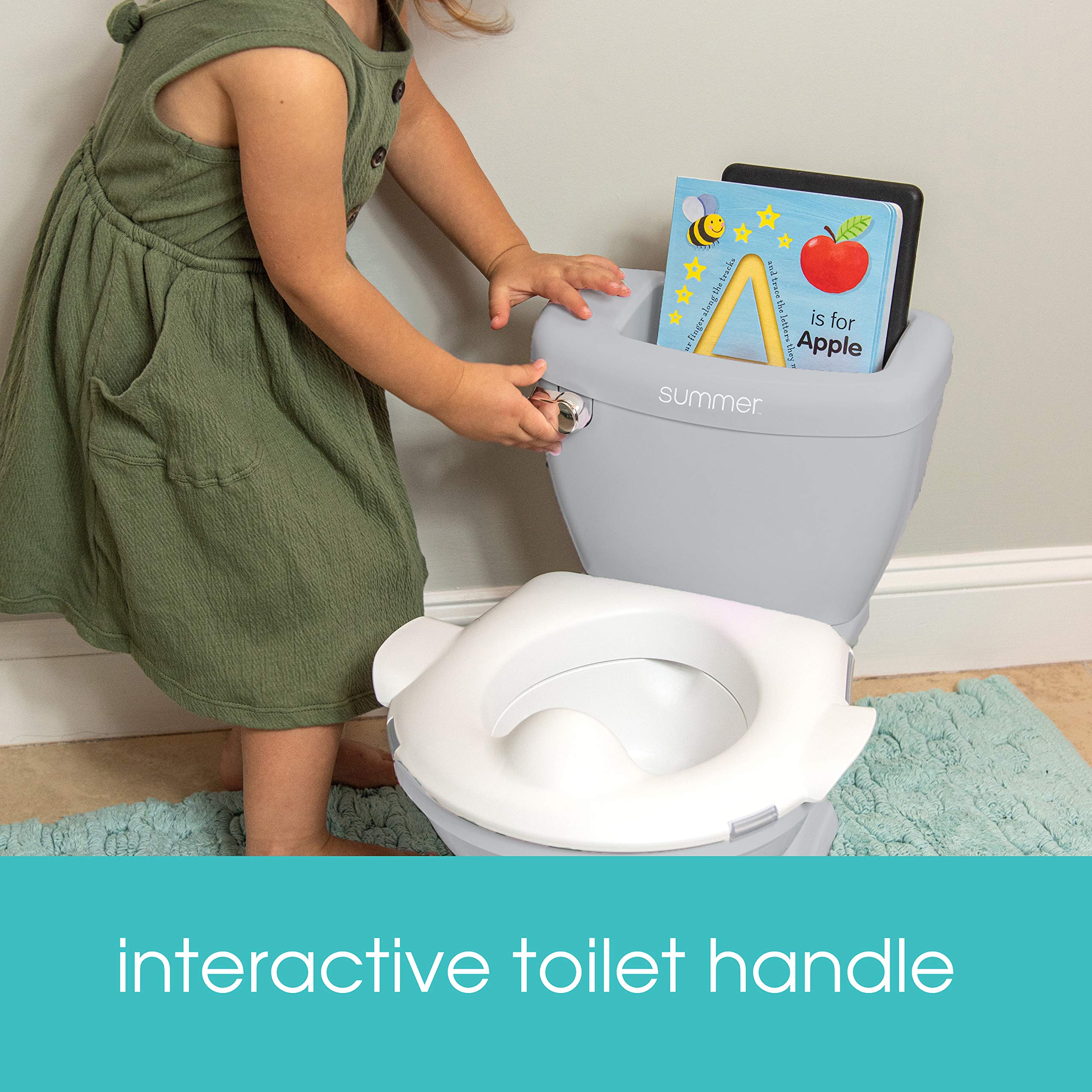 Buy Summer My Size Potty with Transition Ring & Storage, Grey ...