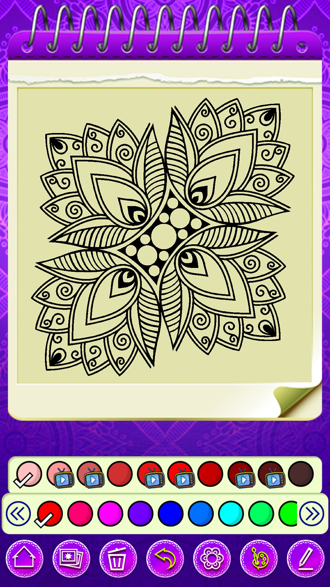 Mandala Color By Number: Mandala Jigsaw Puzzle. Enjoy Mandala Coloring ...