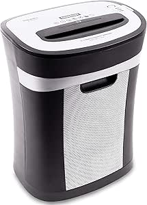 Duronic Cross Cut Paper Shredder PS581, Shred 15 Sheet Heavy Duty Small ...