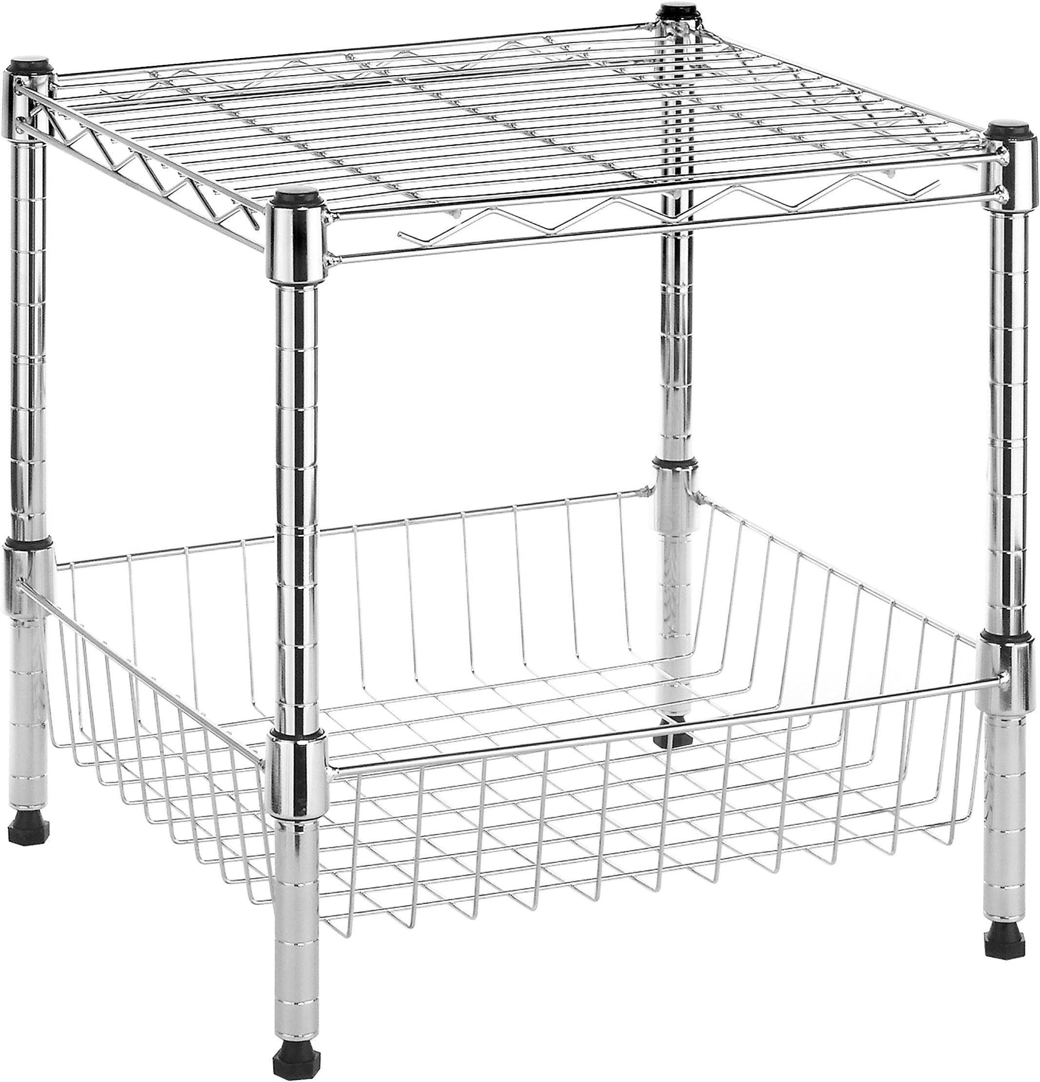 Amazon.com: Whitmor 2-Wire Shelving Unit, Metal Storage Shelves ...