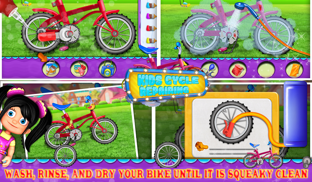 Kids Cycle Repairing Game - App on Amazon Appstore