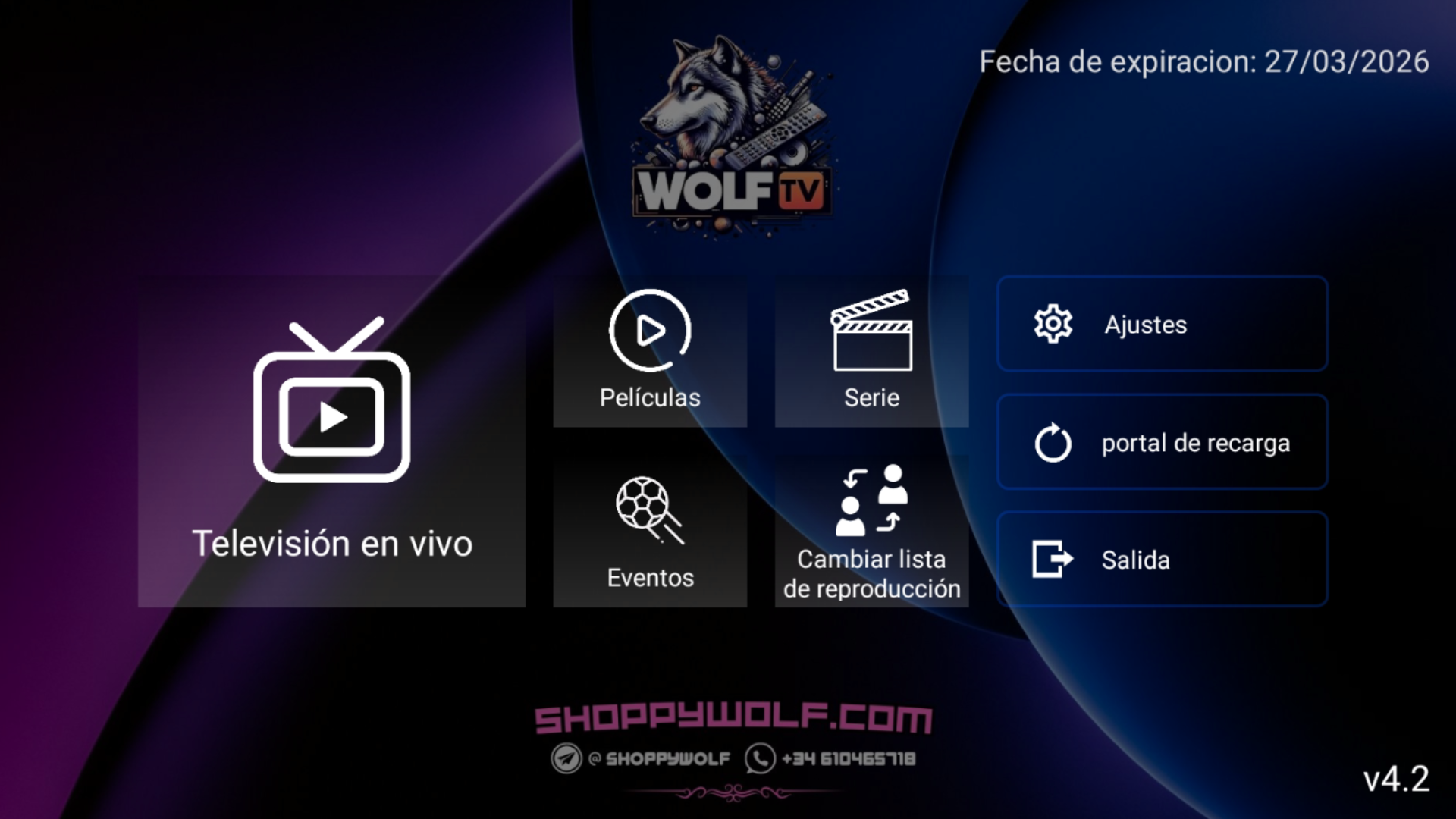 Wolf TV-Aplicación en Amazon Appstore