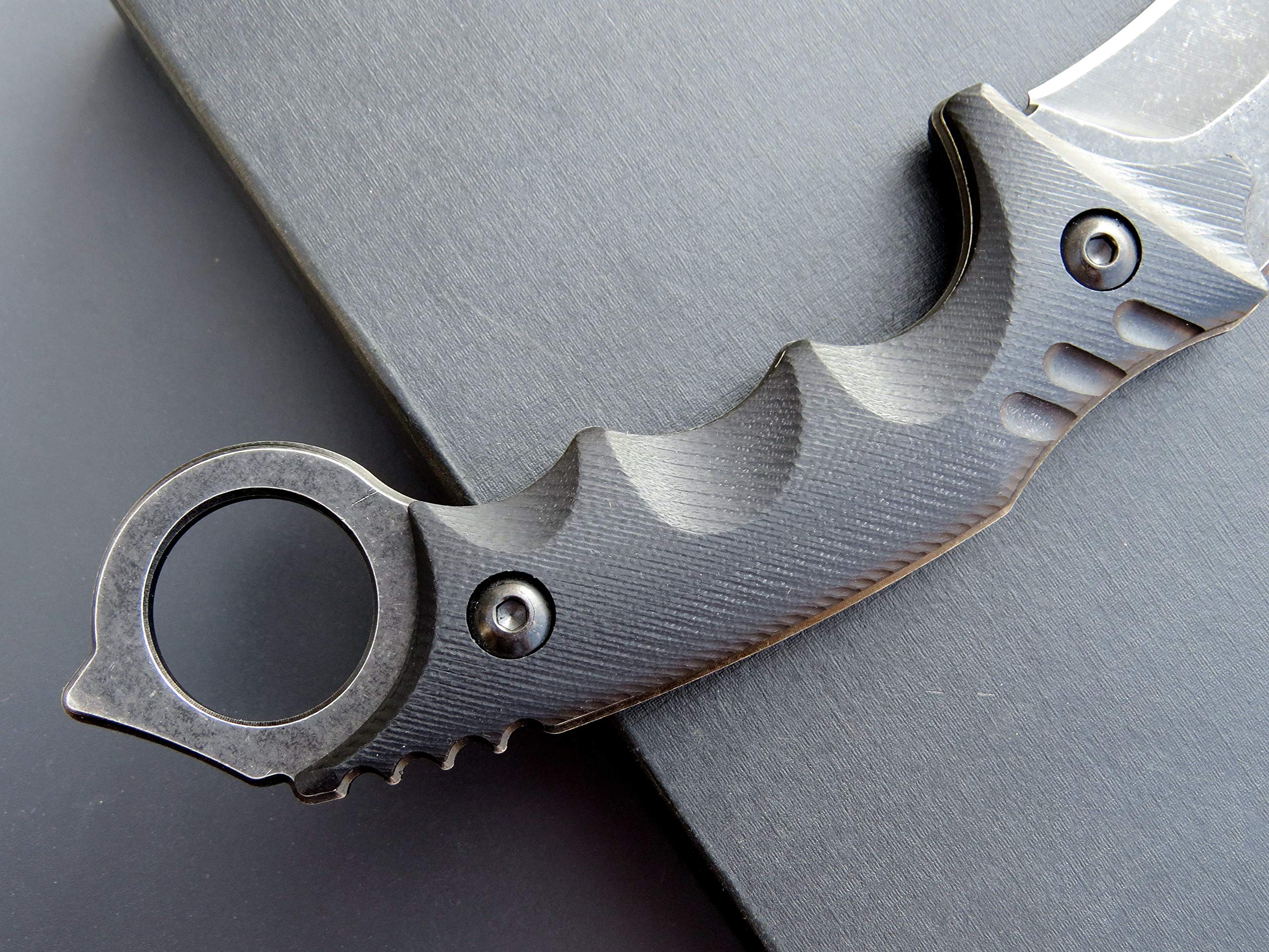 Ccanku C1111 Fixed Blade Knife D2 Steel Blade+G10 Handle for Outdoor ...