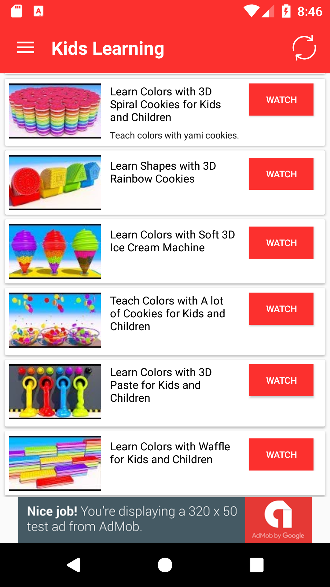 Learning for Kids - Songs and Learning Videos - App on Amazon Appstore
