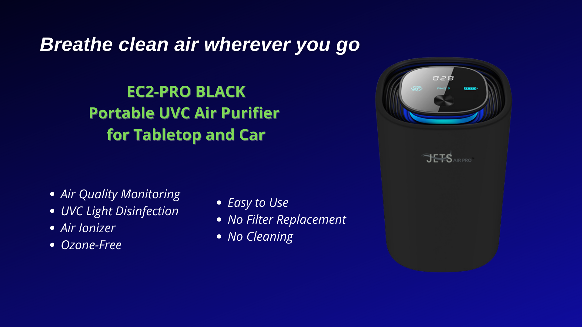 Watch Portable Intelligent UVC Light Air Purifier Ionizer on Amazon Live