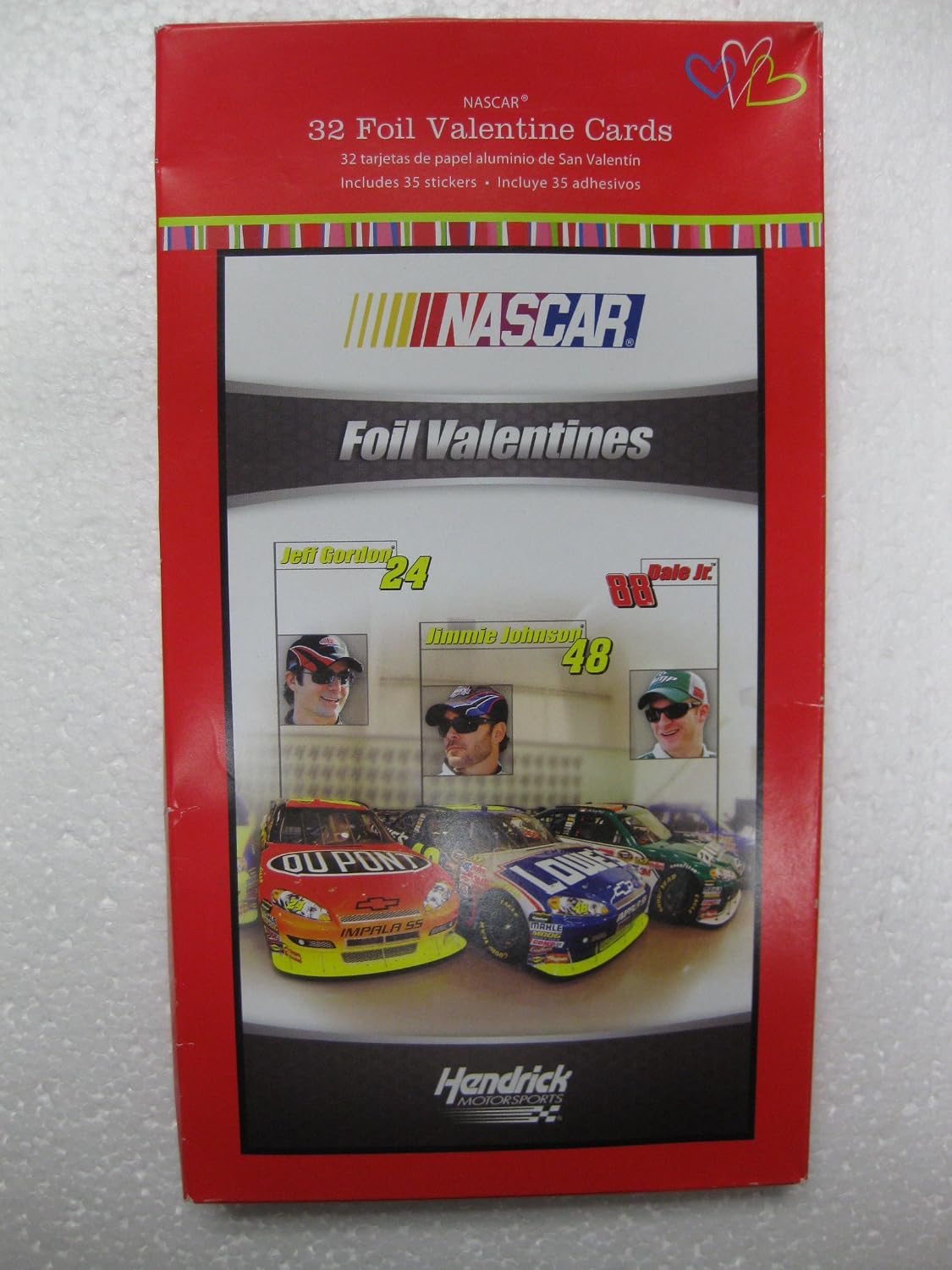 Amazon.com: Nascar Racing Foil Valentine Cards for Kids (10000209 ...