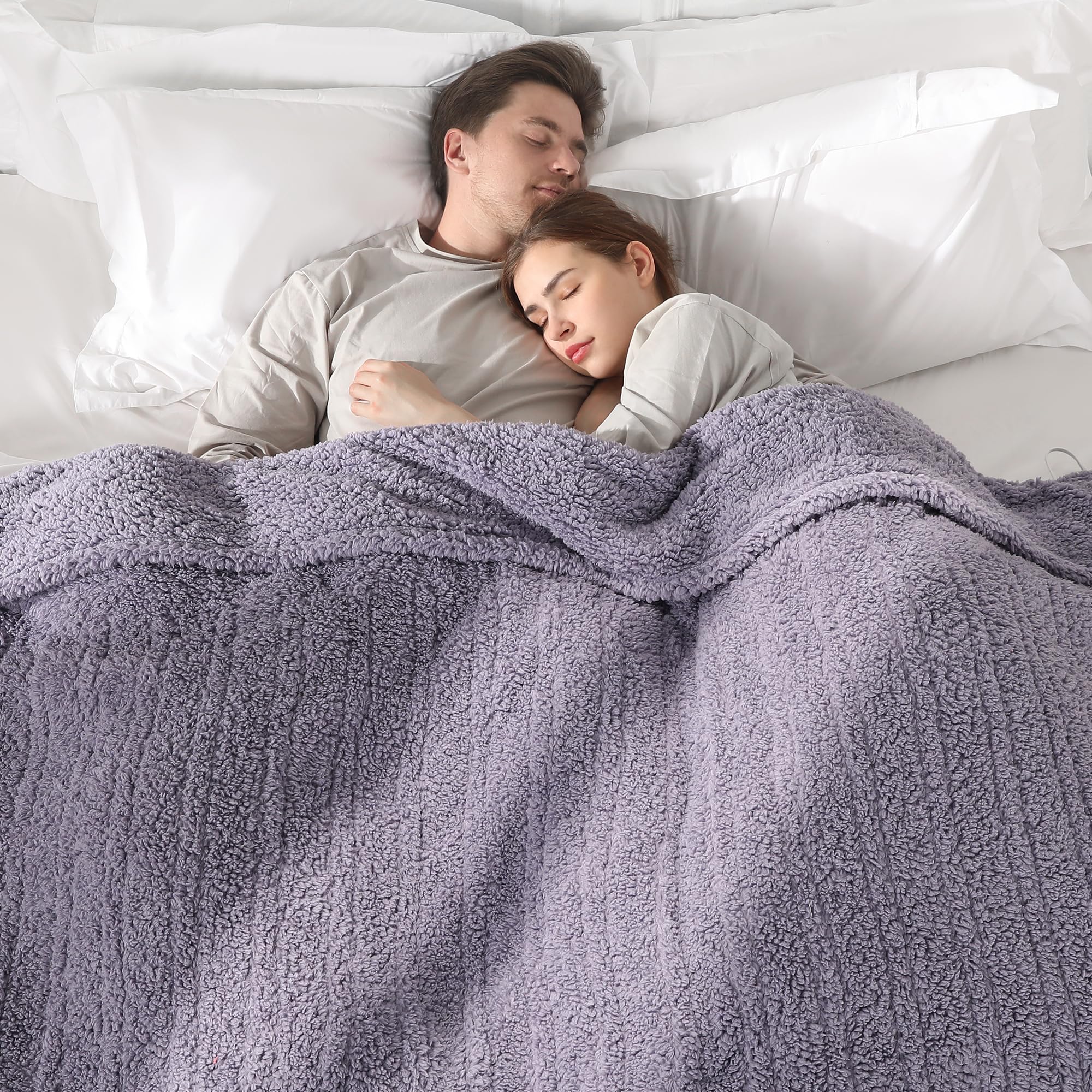 Amazon.com: ESTINGO Queen Heated Blanket, Queen Size Electric Blanket ...