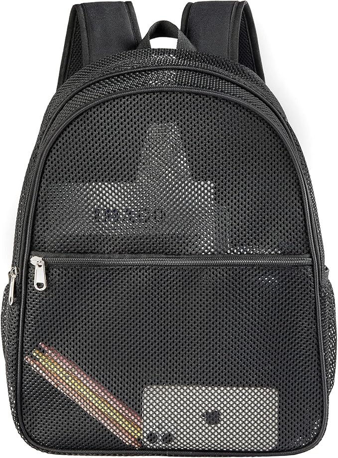 Amazon.com | COVAX Mesh Backpack, Heavy Duty Mesh School Backpack ...