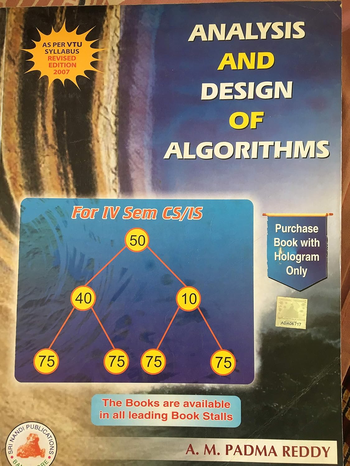 Analysis and de o alg : A.M. PADMA REDDY, A.M. PADMA REDDY: Amazon.in ...