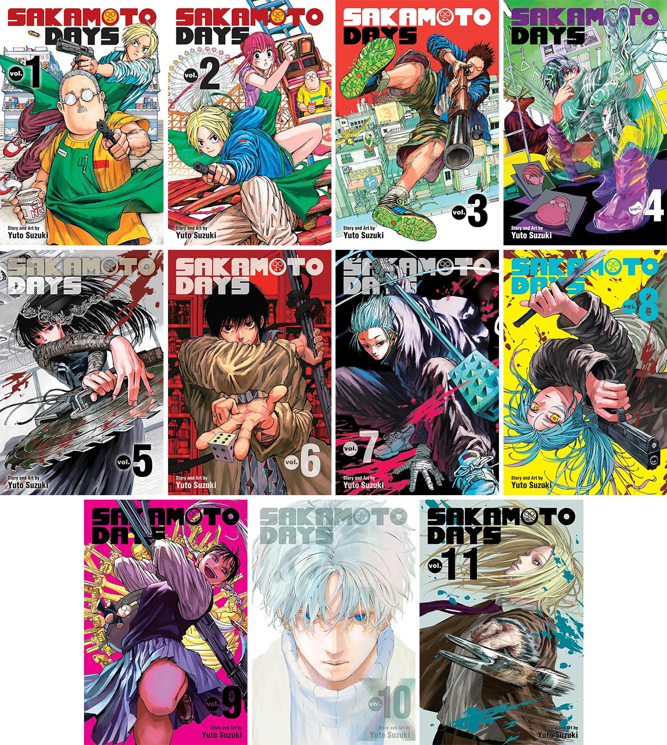 Sakamoto Days Manga 11-book Set Vol.1-11 by Yuto Suzuki: Yuto Suzuki ...