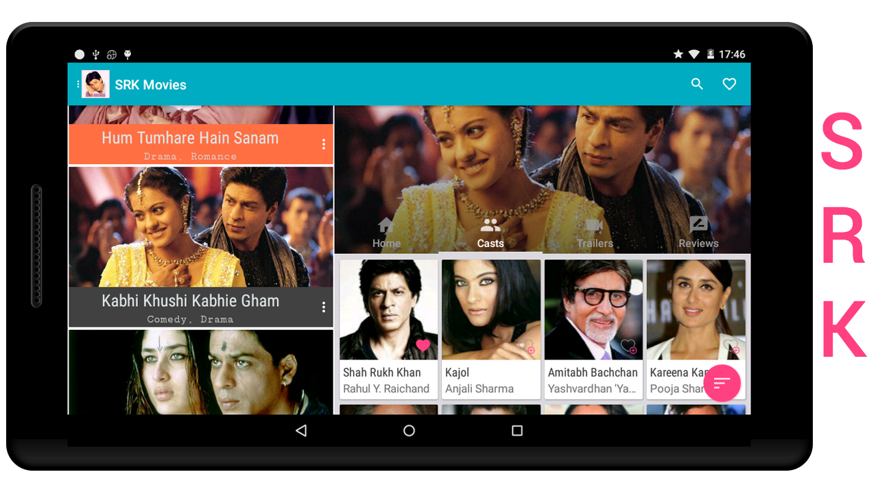 Shah Rukh Khan and Bollywood movies - App on Amazon Appstore