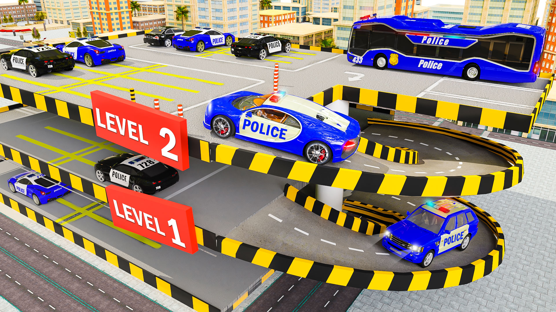 Multi Level Police Car Parking - App on Amazon Appstore