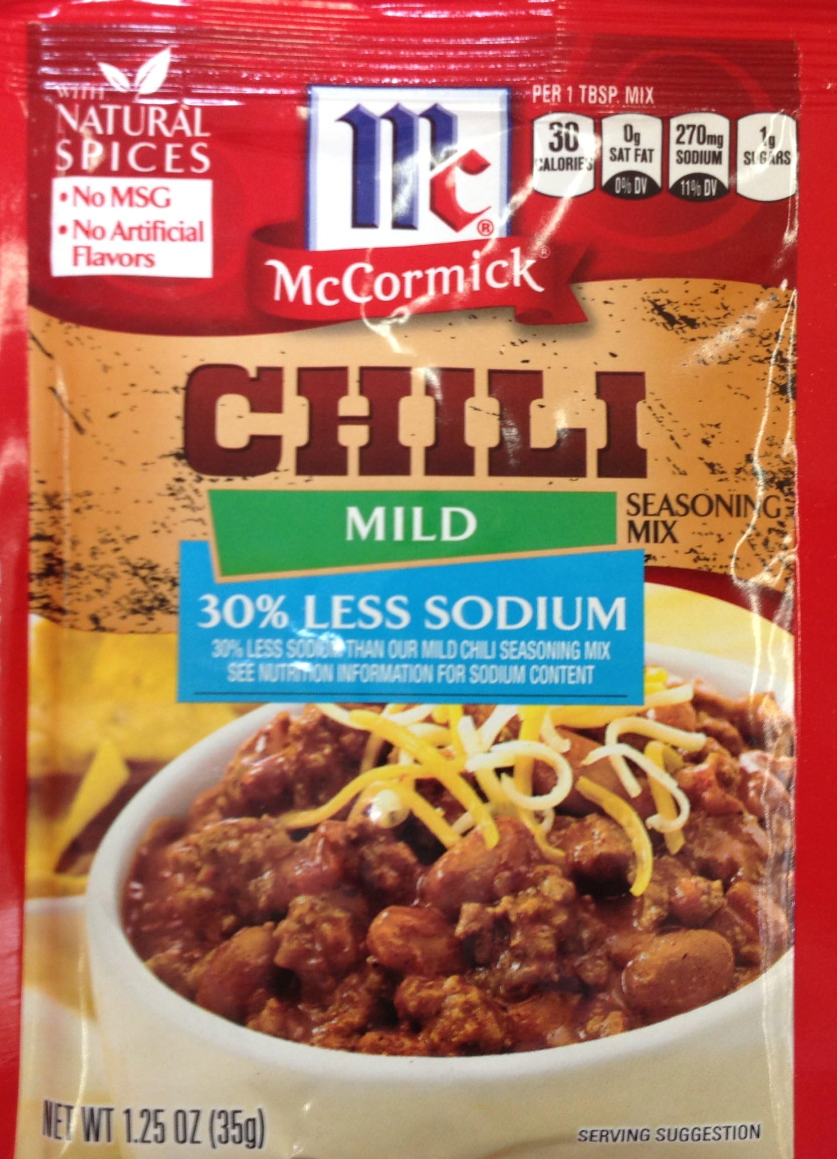 Amazon.com : McCormick Original Chili Seasoning Mix, 1.25 oz (Pack of ...