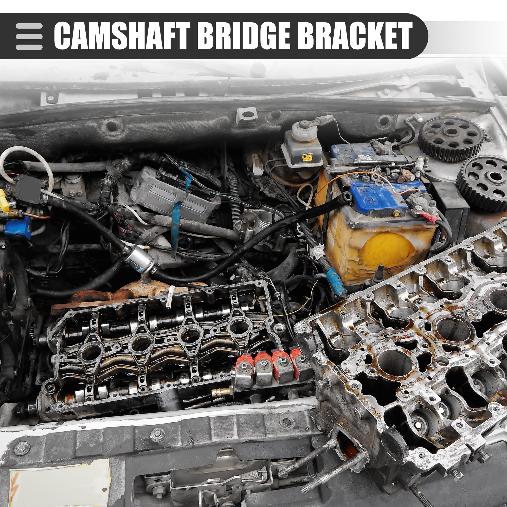 Motoforti Camshaft Bridge Bracket Bearing Cover, for Volkswagen EOS ...
