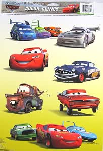 Disney Pixar The World of Cars Vinyl Window Clings : Amazon.ca: Home