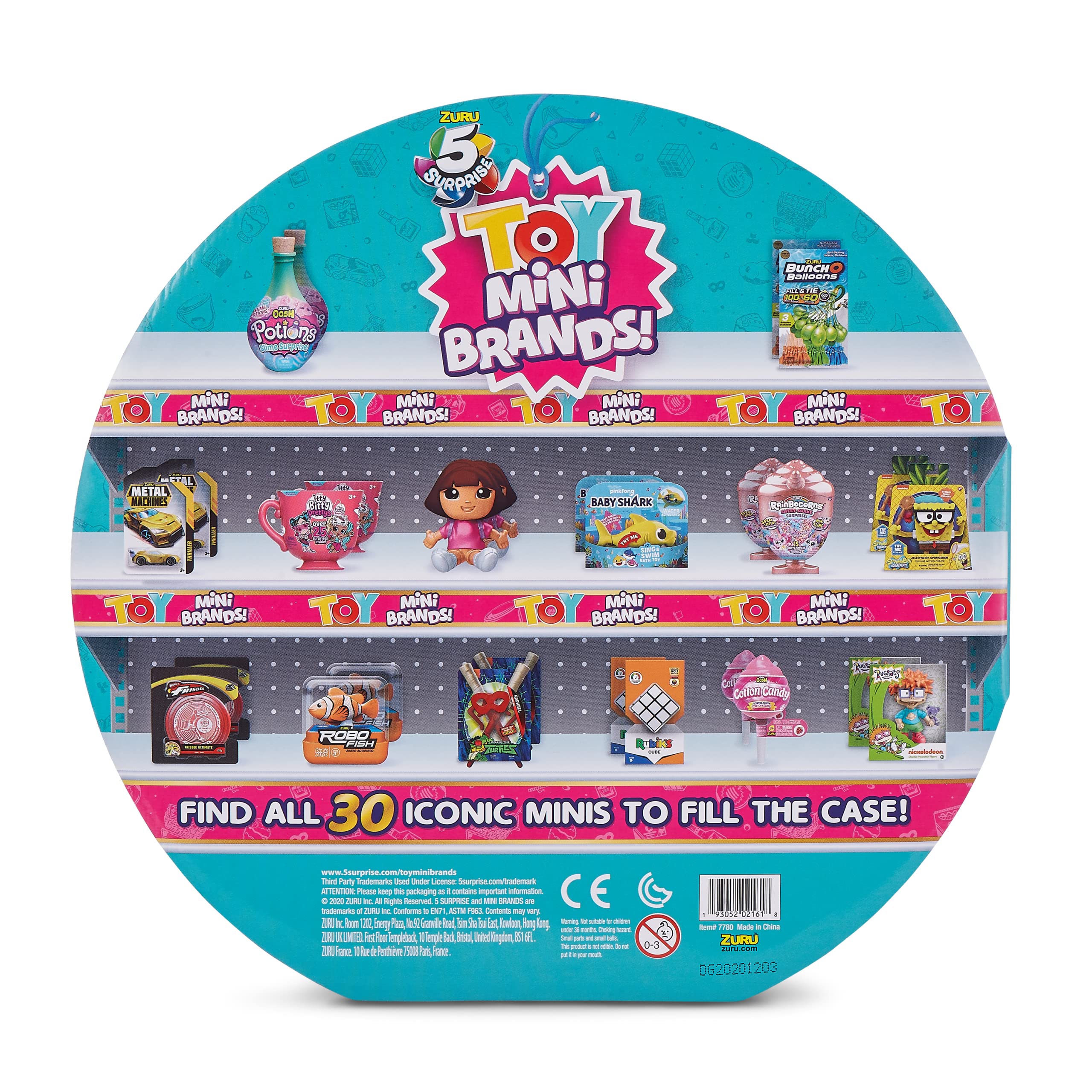 5 Surprise Toy Mini Brands Collector's Case - Store & Display 30 Minis ...