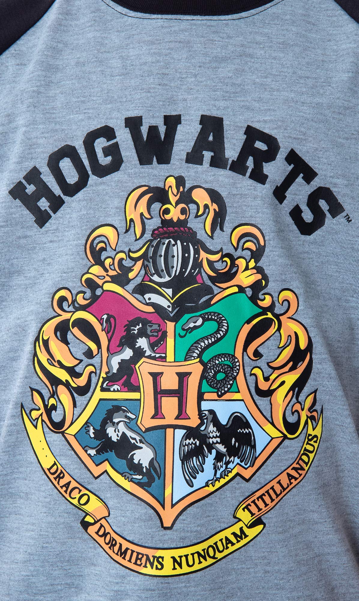 Snapklik.com : Harry Potter Pajamas Boys Hogwarts Castle Crest Logo ...