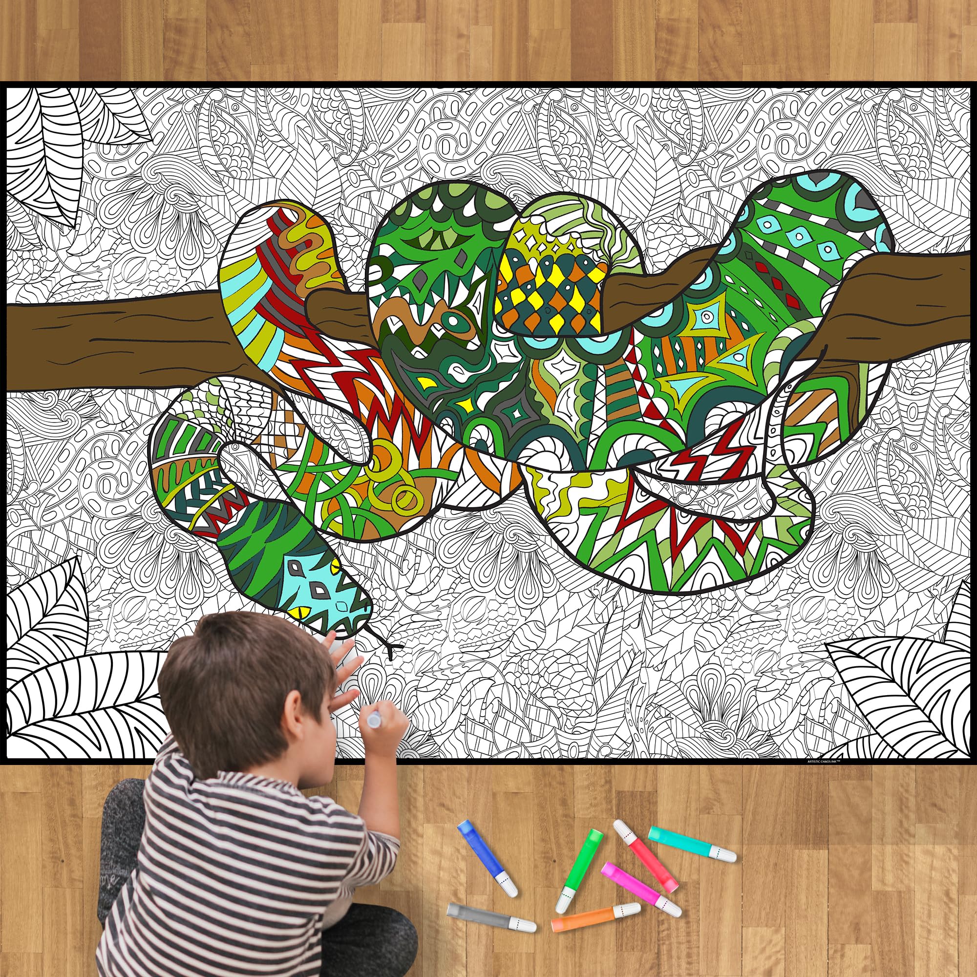 Amazon.com: Giant Coloring Poster - Premium Jumbo Coloring Sheets for ...