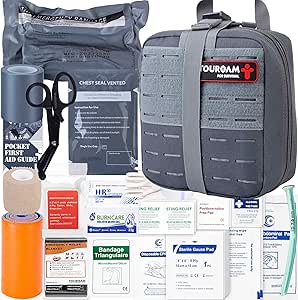 Military Survival First Aid Kit - Ifak Trauma Med Kit, Emergency ...