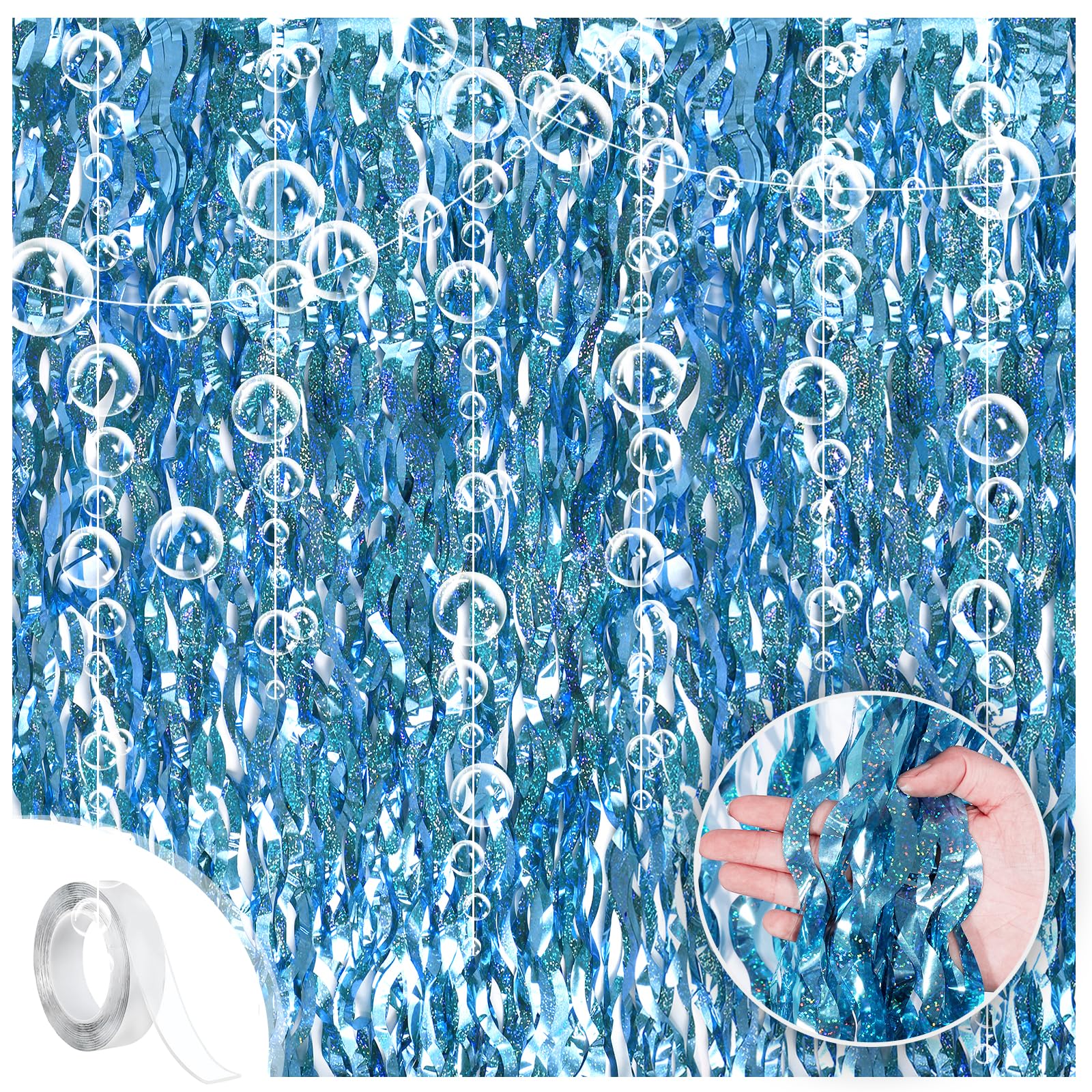 Amazon.com : Under The Sea Birthday Decorations,Spongebob Party Blue ...