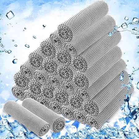 Amazon.com: Sublimation Cooling Towels 40 x 12 Inch White Cooling ...