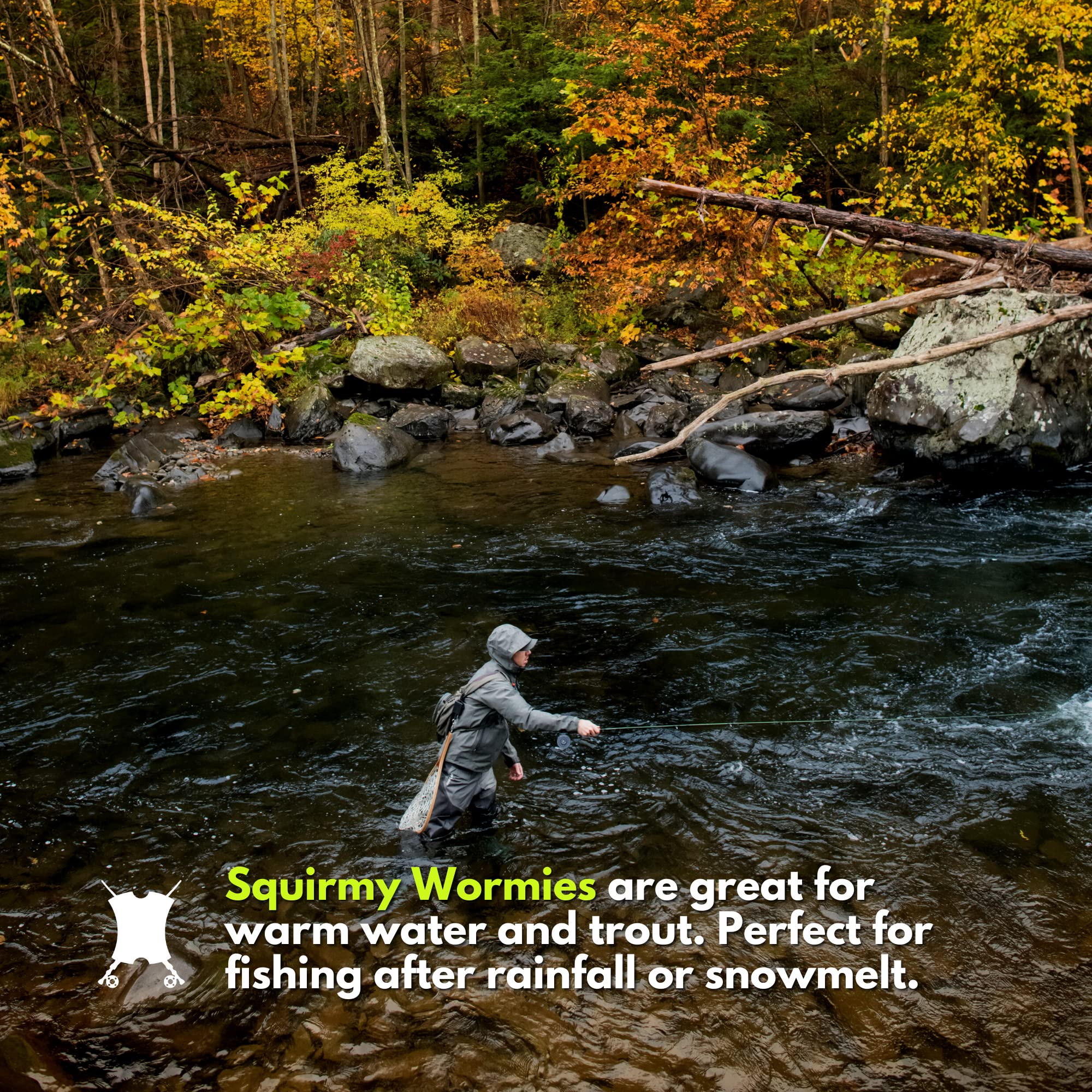 Snapklik.com : The Fly Crate Improved San Juan Squirmy Wormy Trout Worm ...
