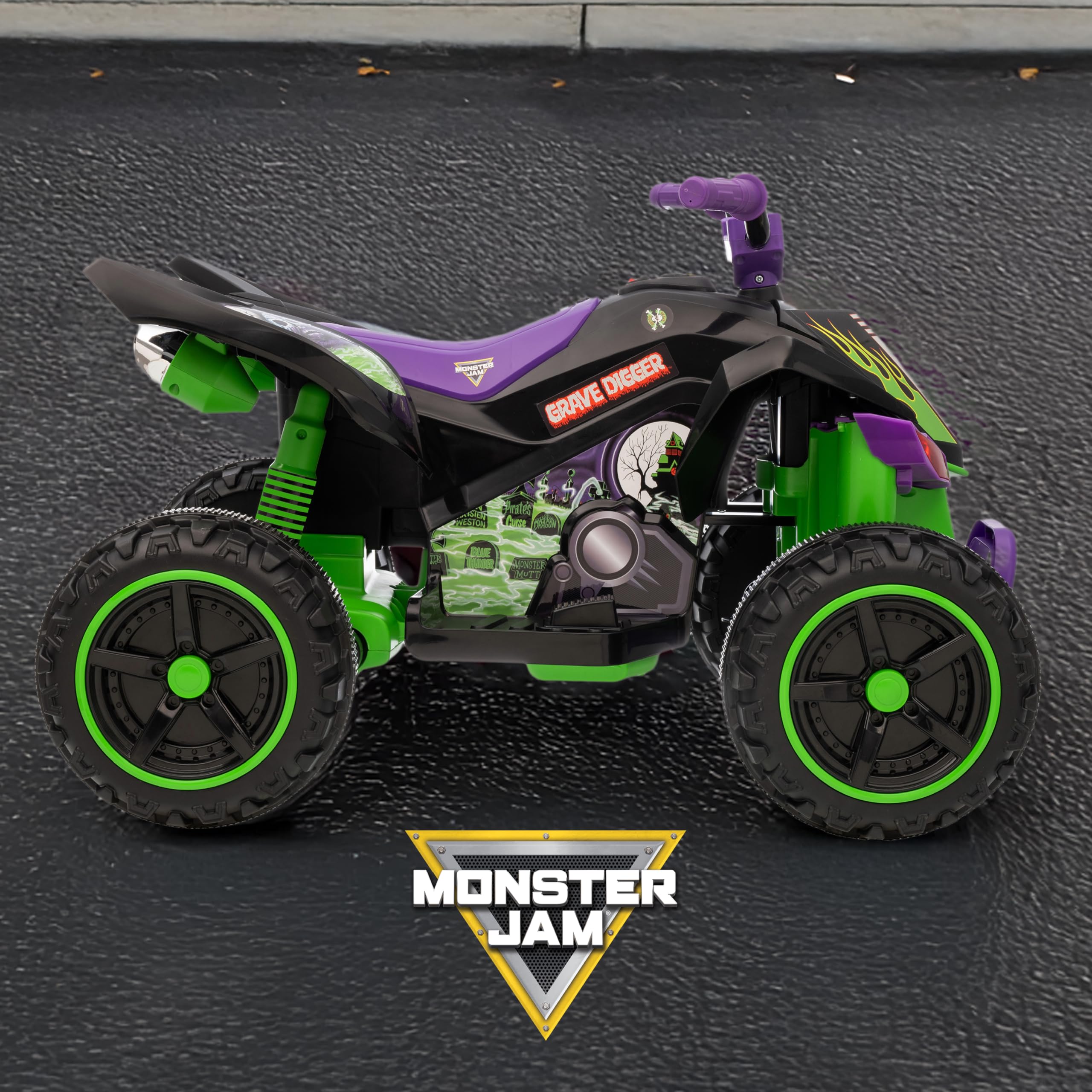 Snapklik.com : Voyager - Monster Jam - 12V ATV Ride On Toy
