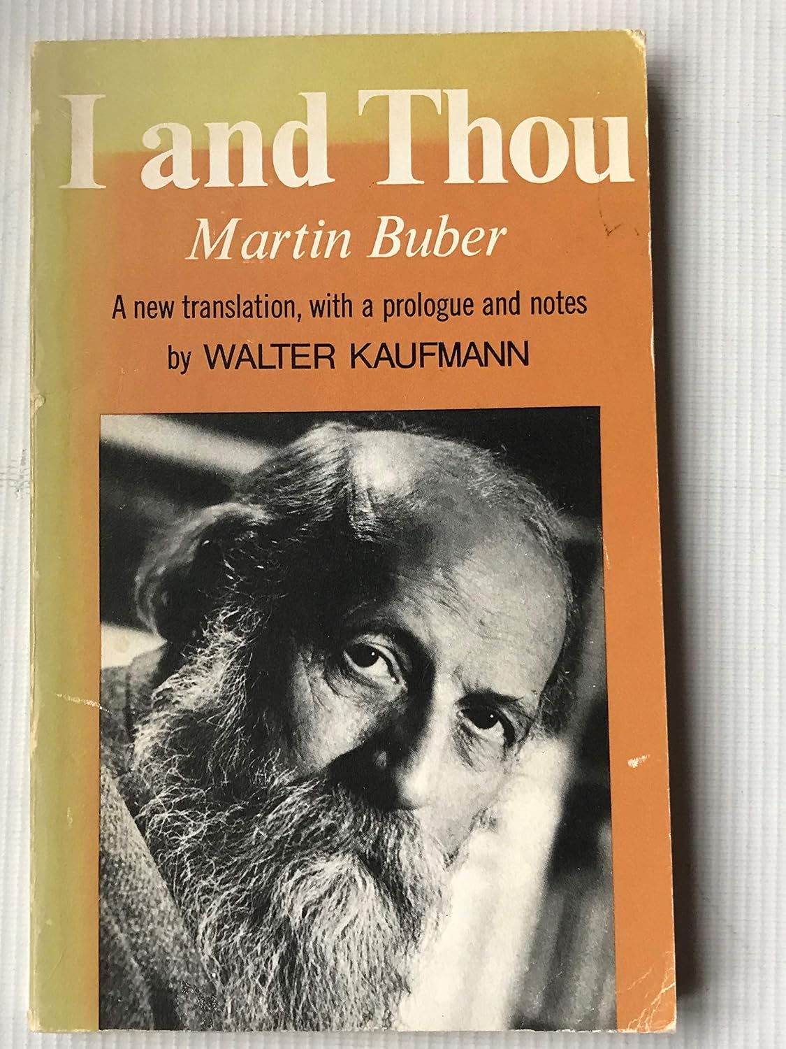 I and Thou: Walter Kaufmann, Martin Buber: 0971488039816: Amazon.com: Books