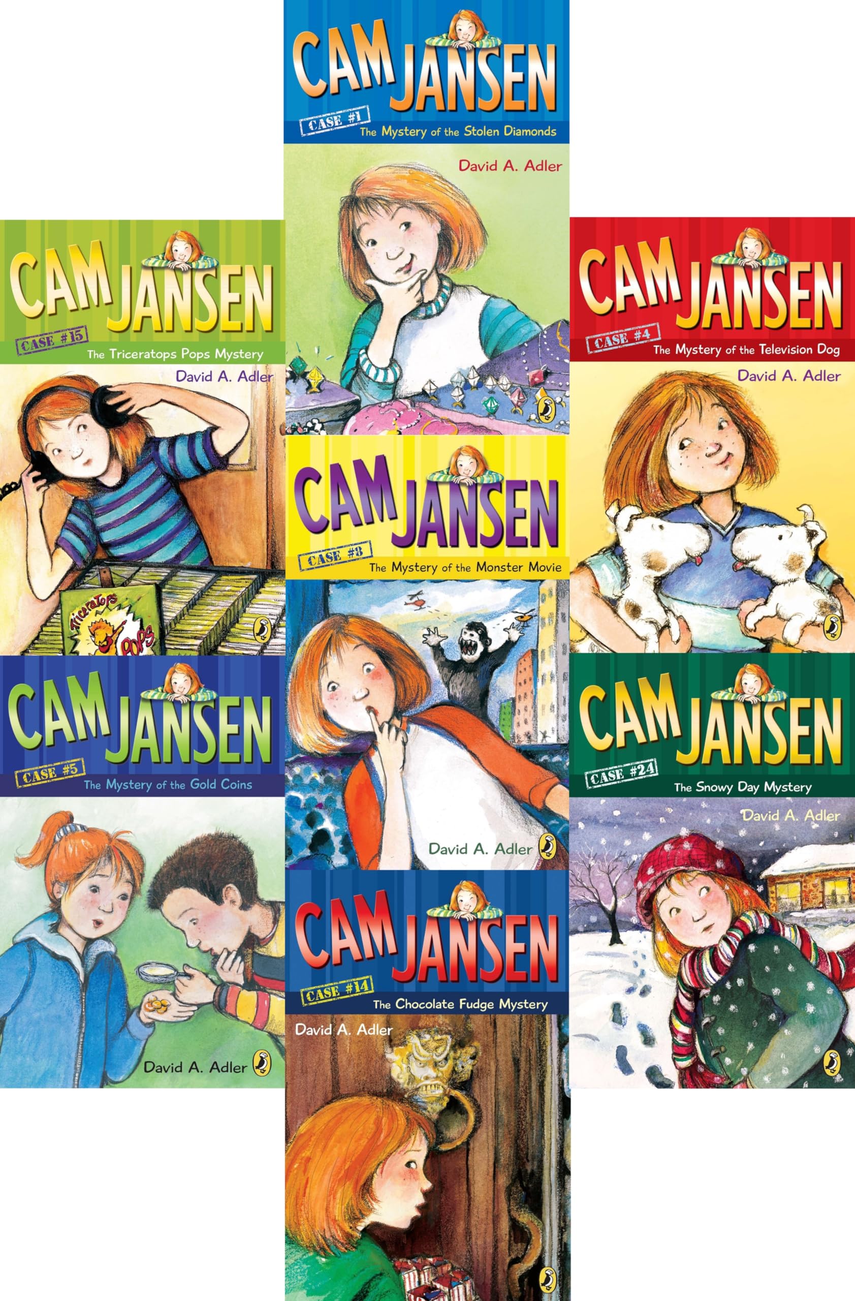 Cam Jansen 7 Book Libary Set: Mystery of the Gold Coin / Chocolate ...