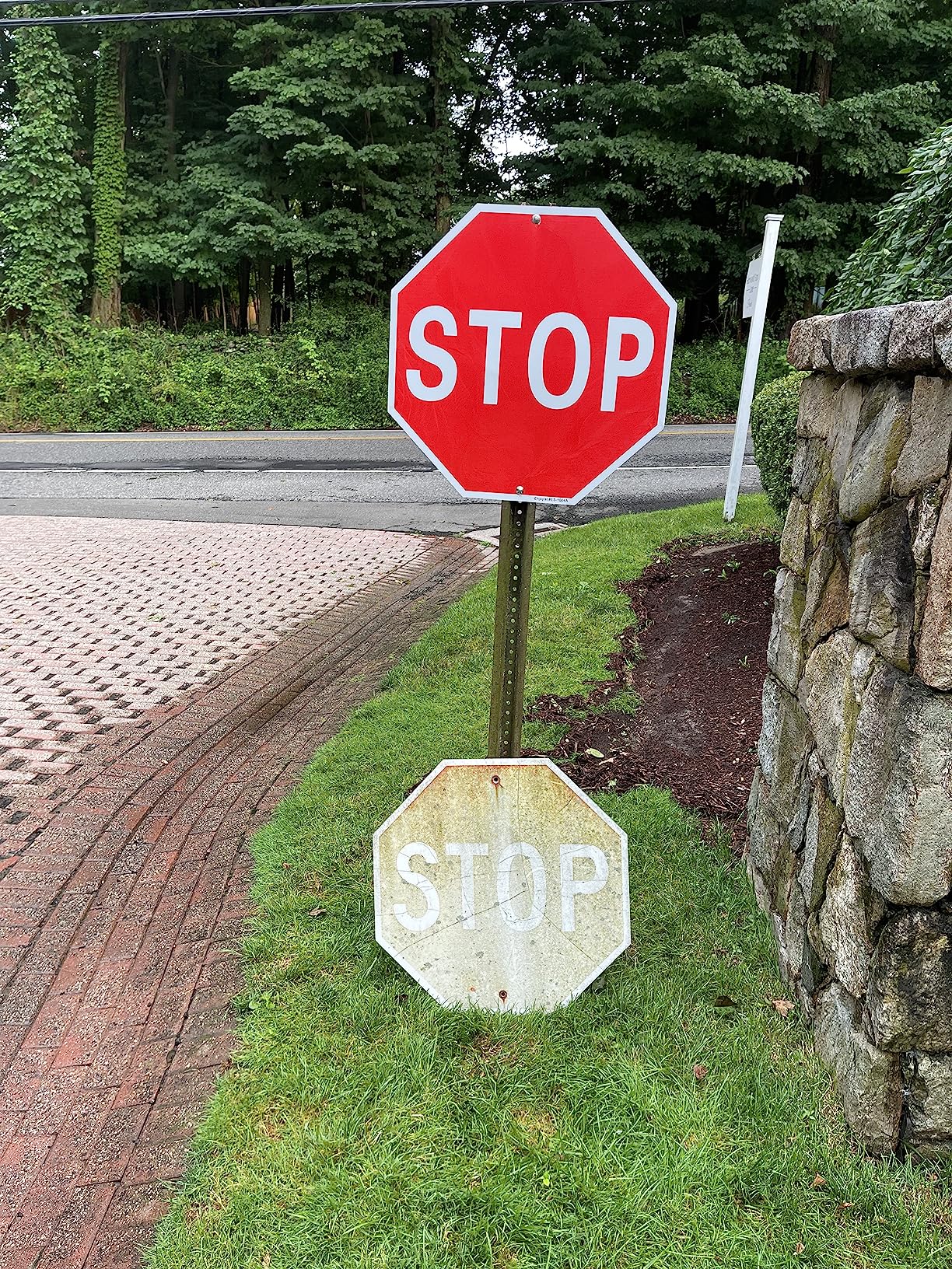 $9/mo - Finance Enjoyist Large Stop Sign Street Slow Warning Reflective ...