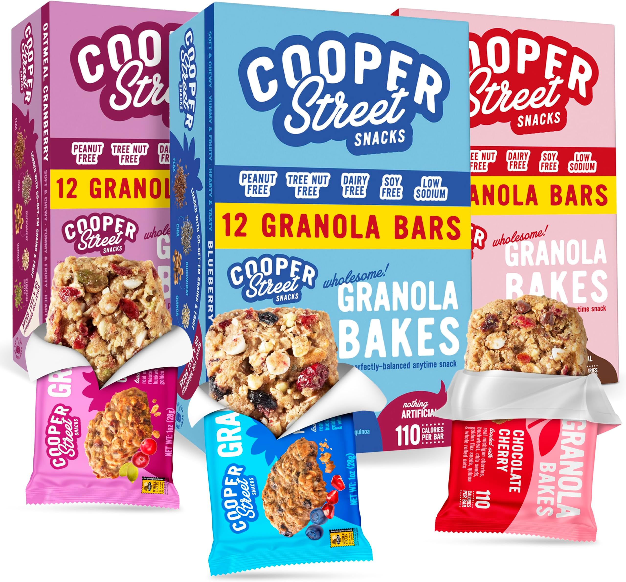 Amazon.com: Cooper Street Granola Bakes (36 Count) – Soft and Chewy ...