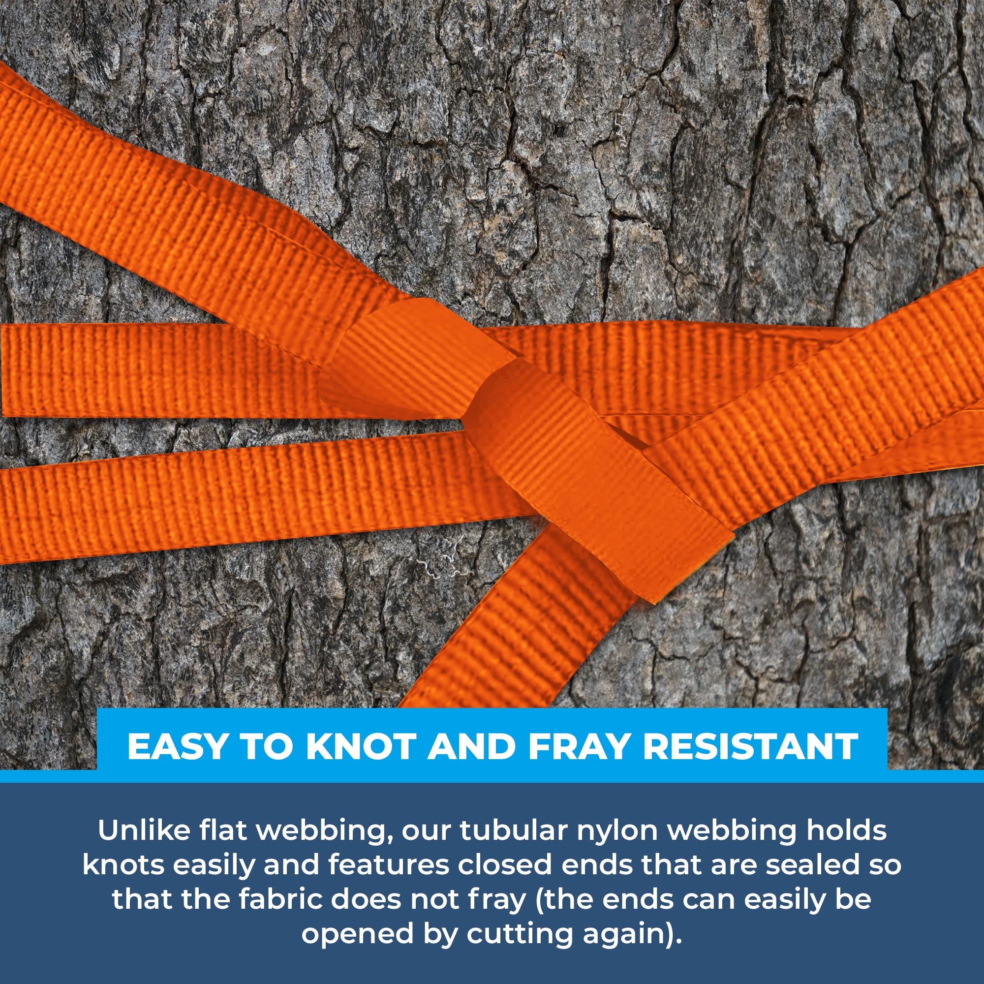 Snapklik.com : Rock-N-Rescue Heavyweight Nylon Tubular Webbing - 100 Feet