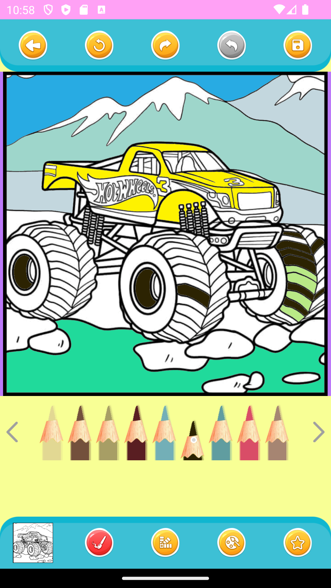 Monster Car and Truck Coloring Book Game For kids - App on Amazon Appstore