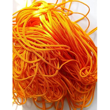 Buy DEVAMA THE DIVINE Silk Dhaga/Thread (Yellow, 10 meter ) Online at ...