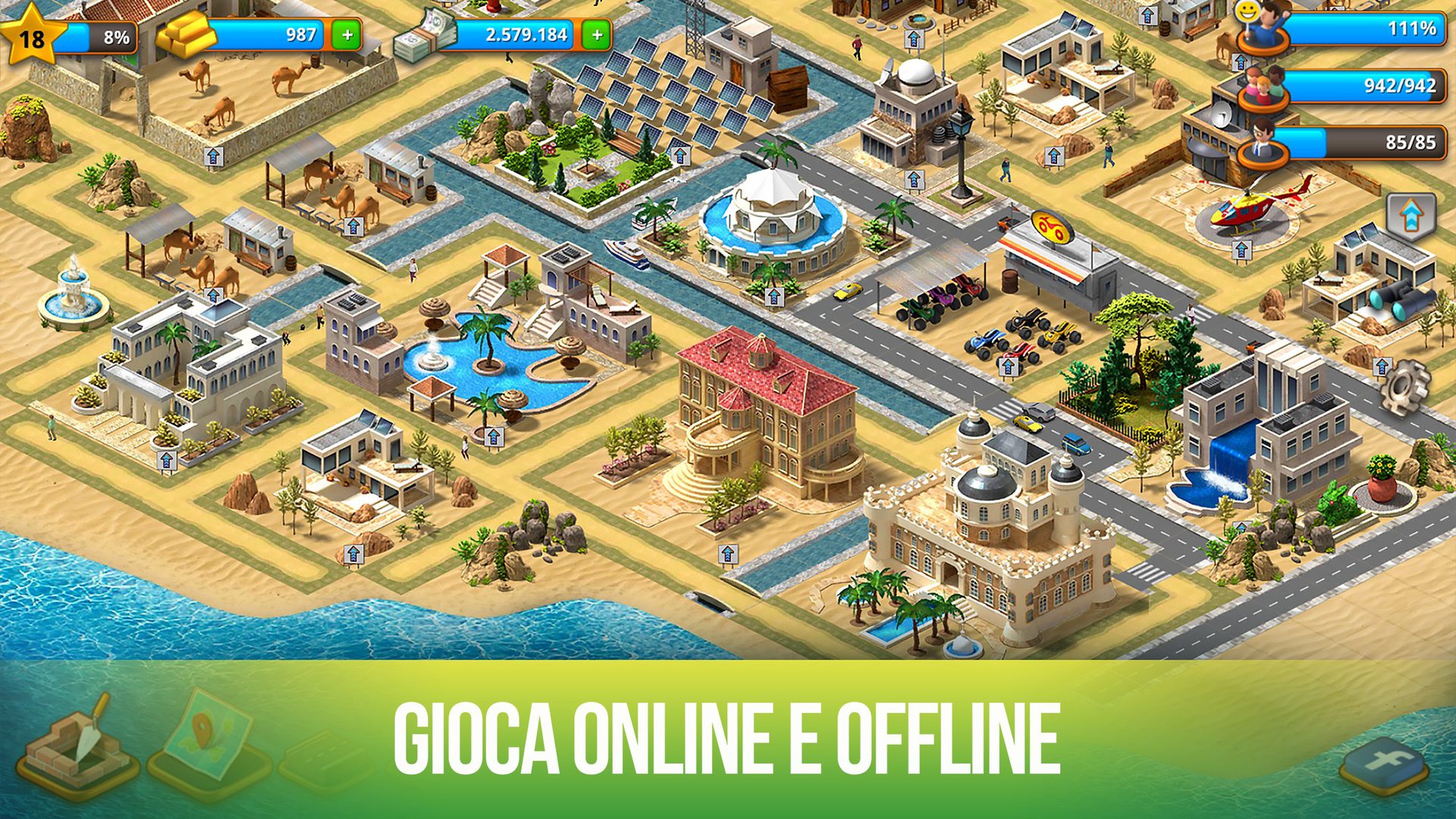 Paradise City: Island Sim - Bay City Building Game: app su Amazon Appstore
