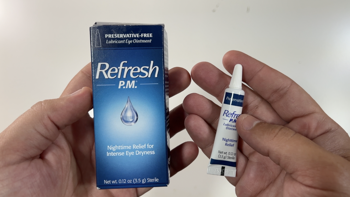 Watch Refresh P.M. Nighttime Eye Ointment Lubricant Unboxing on Amazon Live