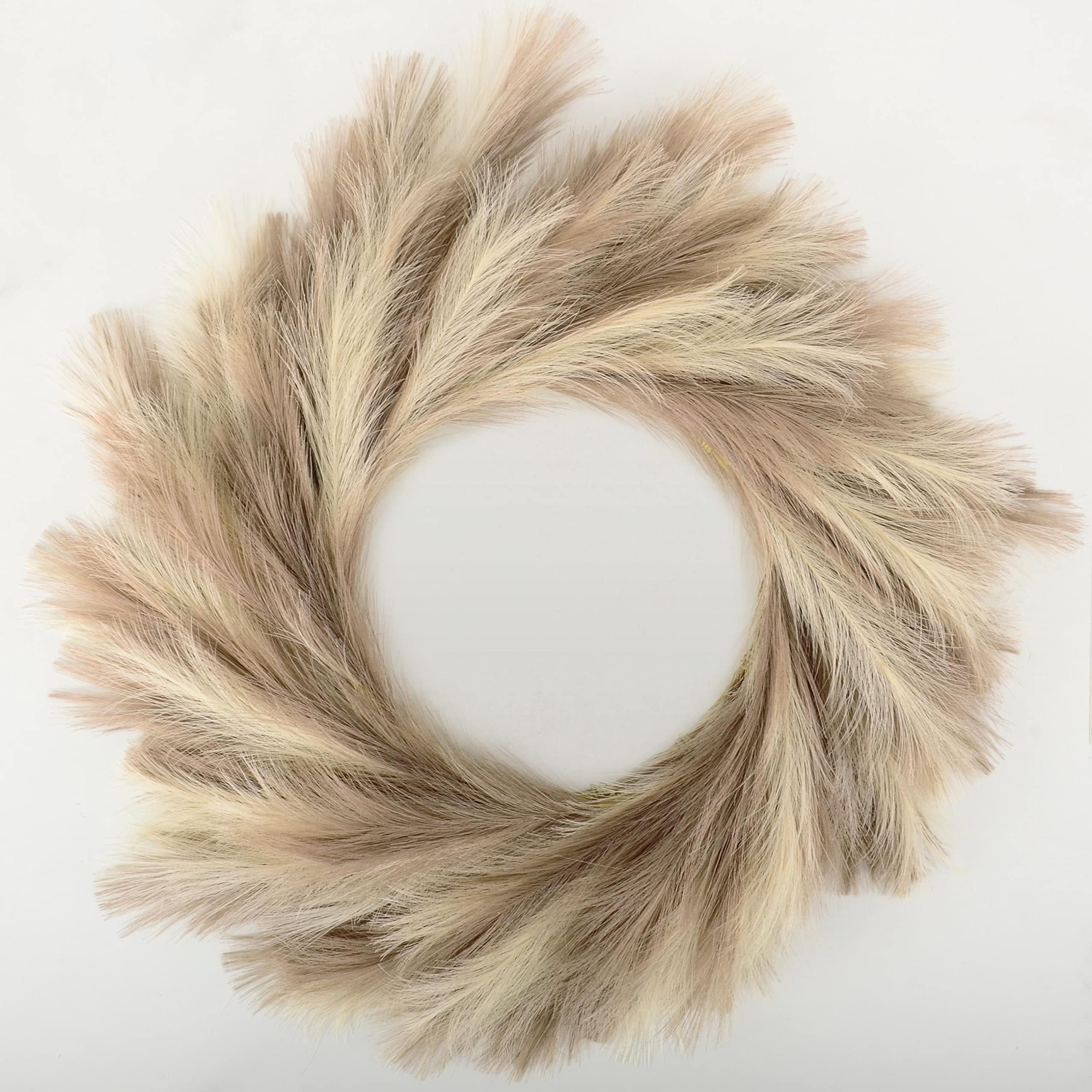 Amazon.com: RED DECO Fall Reed Harvest Wreath for Front Door - 22-24 ...
