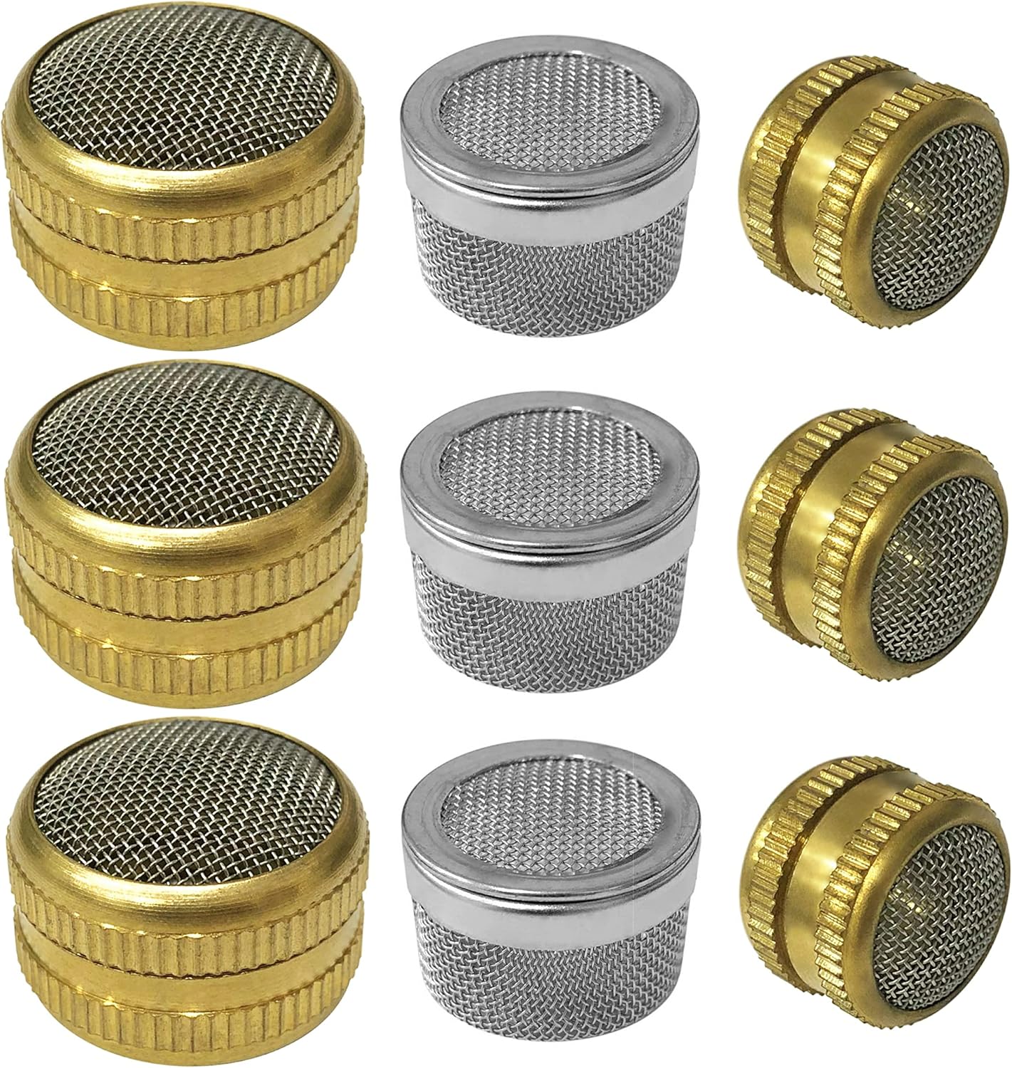 Amazon.com: 9pc Brass/Steel Ultrasonic Cleaning Mesh Screw Basket Watch ...