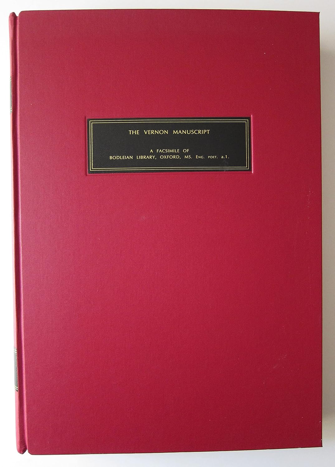 Buy The Vernon Manuscript – A Facsimile of Bodleian Library MS. Eng ...