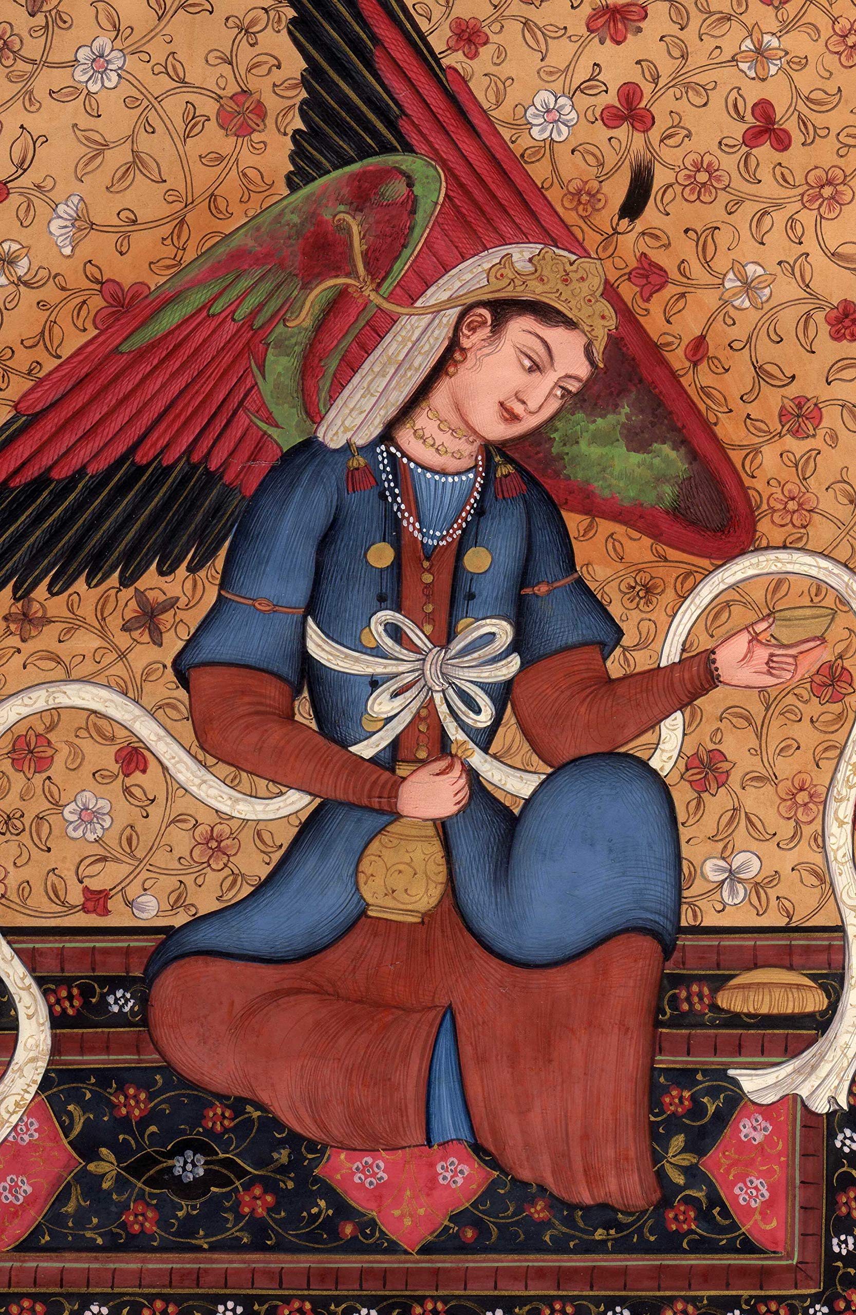 Persian Miniature Painting Angels
