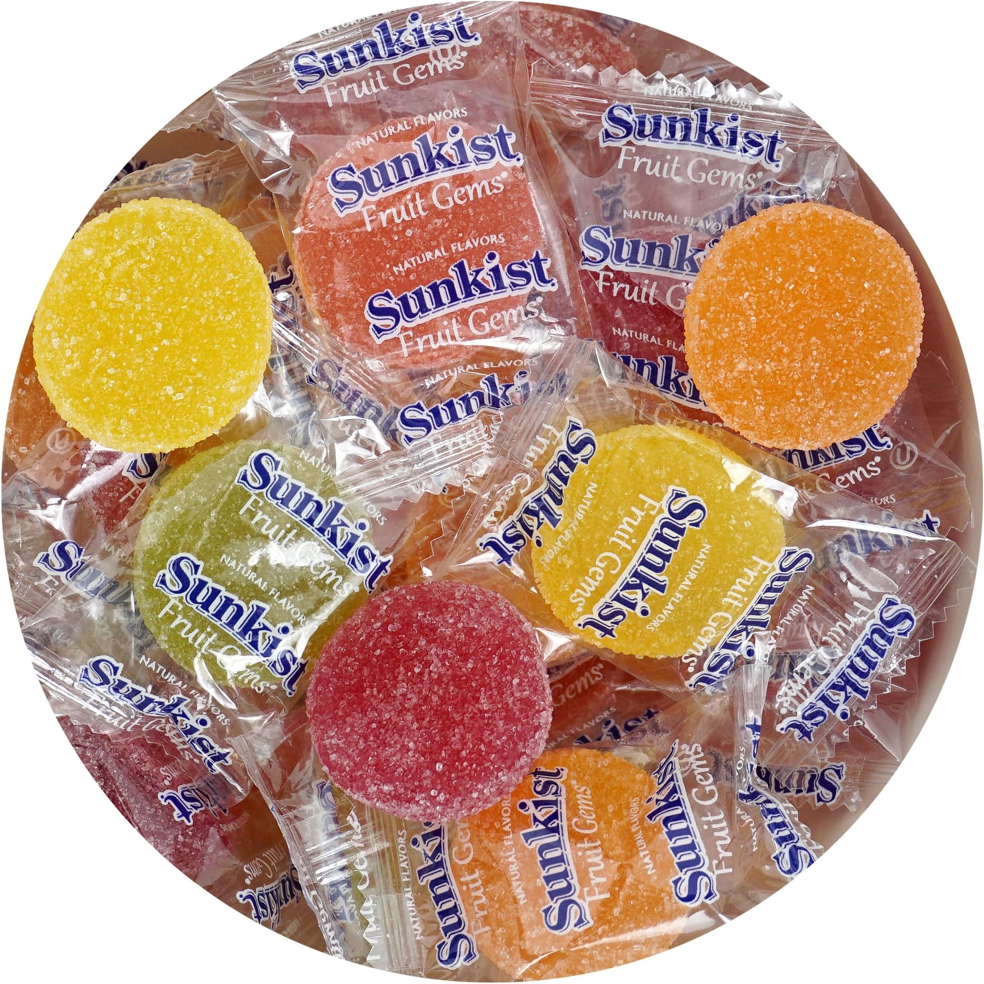 Amazon.com : Fruit Gems, 2 Pound Bulk Bag, Fruit Gems, Soft Candy ...