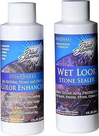 Color Enhancer Sealer for All-Natural Stone and Pavers. Marble ...